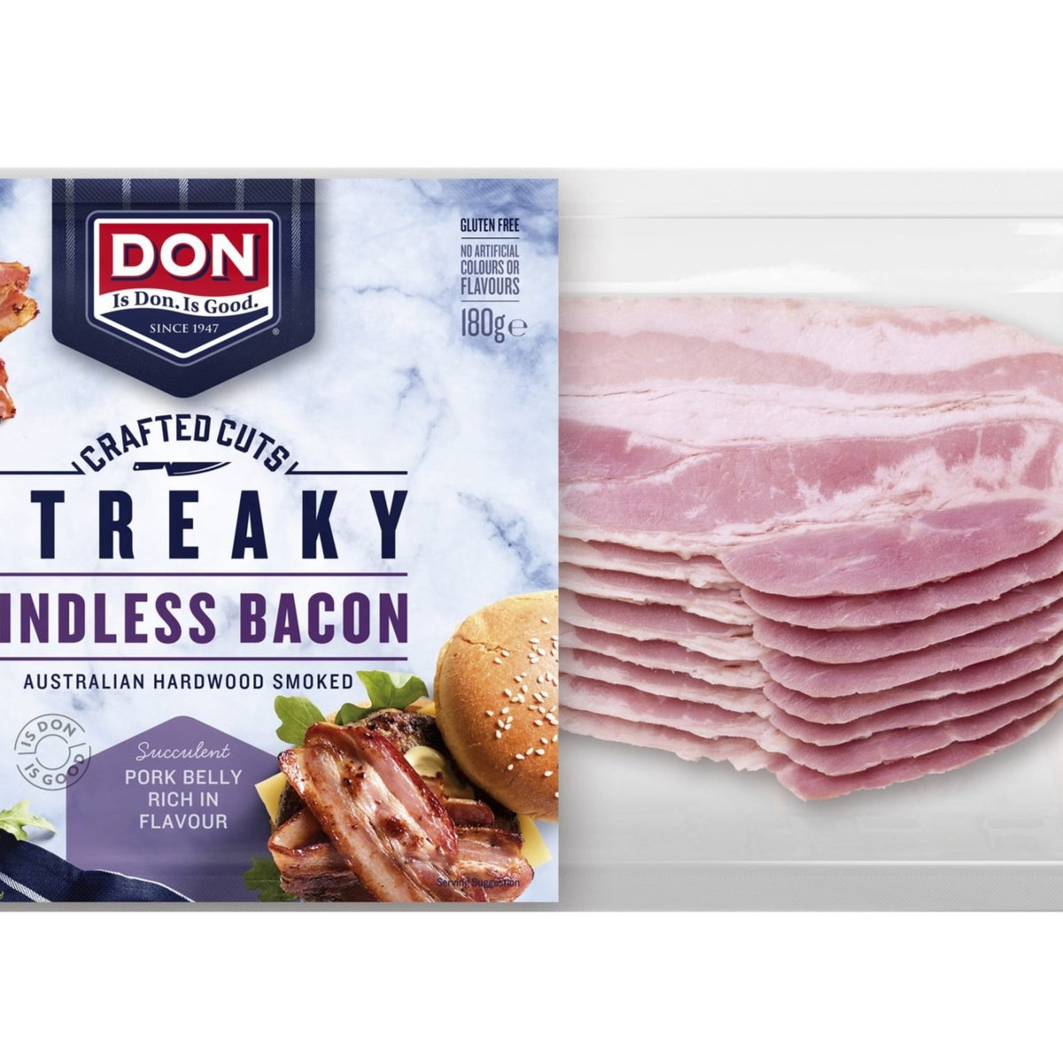 Don Bacon - Streaky Crafty Cut (180g x 10 pkts p/box) - 89265 – LJ's ...